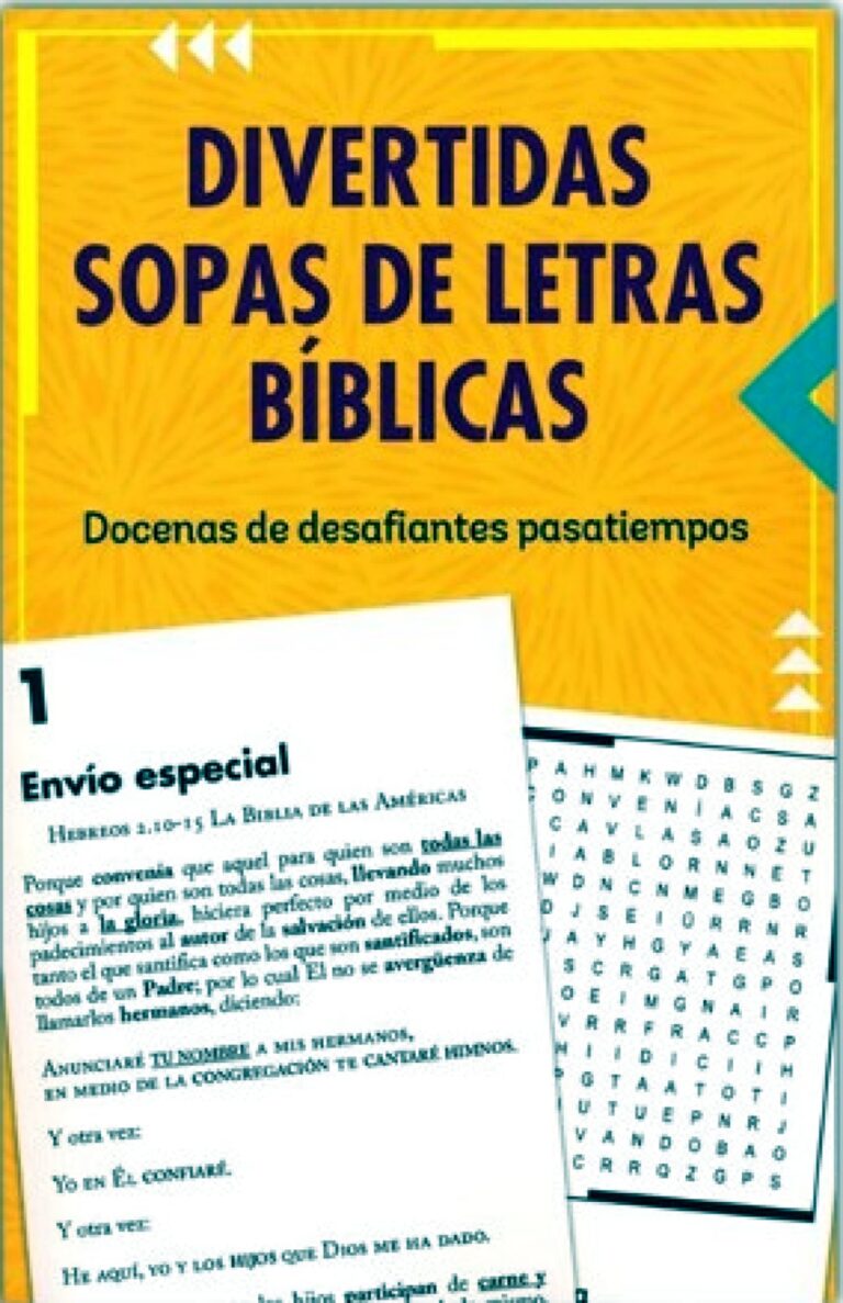Divertidas Sopas de Letras Bíblicas - Tapa Blanda - Vida y Luz ...