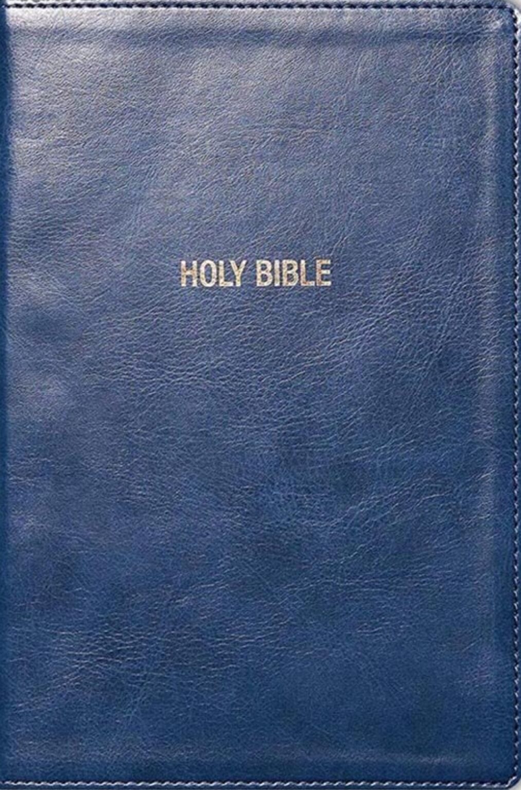 NKJV, Foundation Study Bible, Large Print, Leathersoft, Blue, Red ...